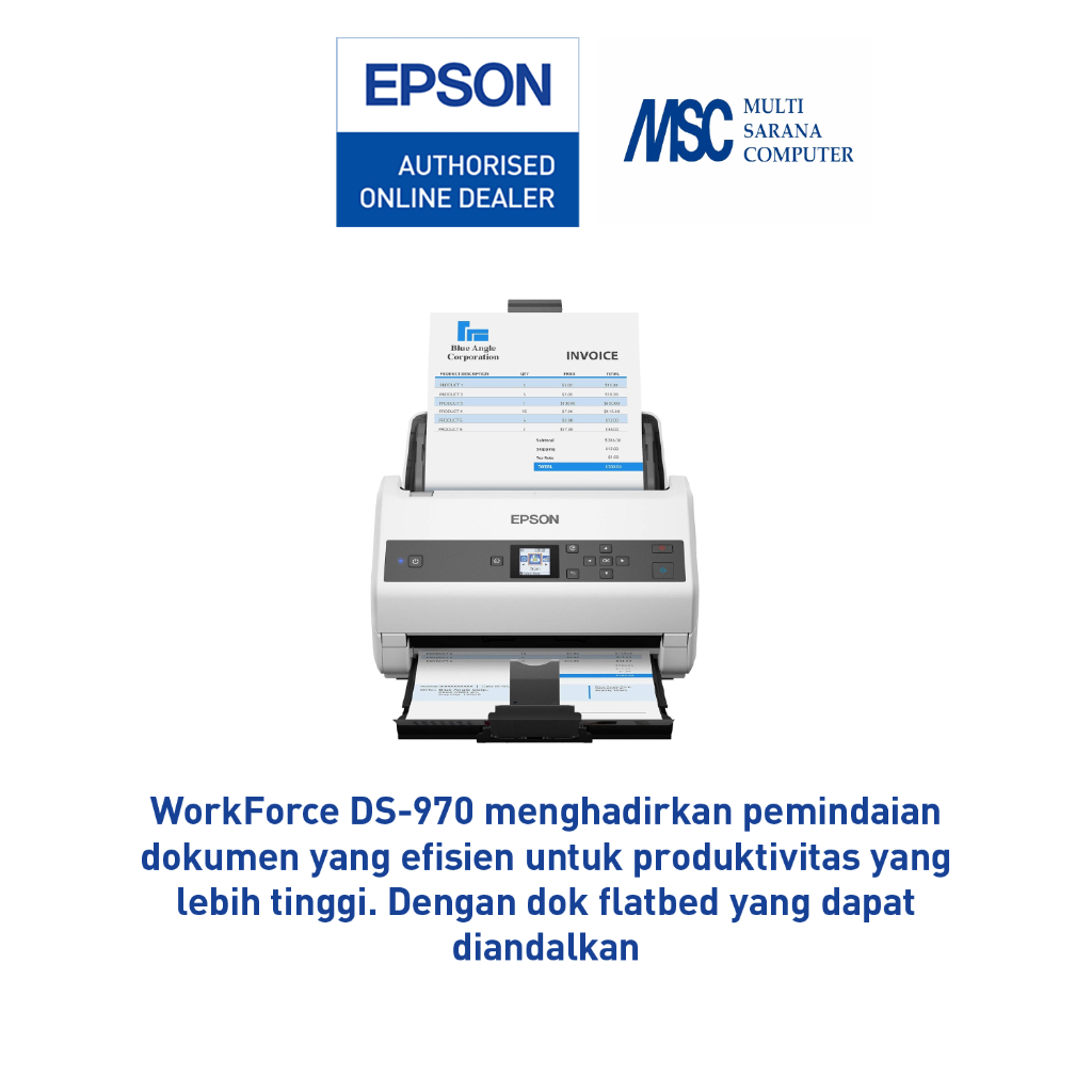 Jual EPSON Scanner WorkForce DS-970 DS970 DS 970 A4 Duplex Sheet-fed ...