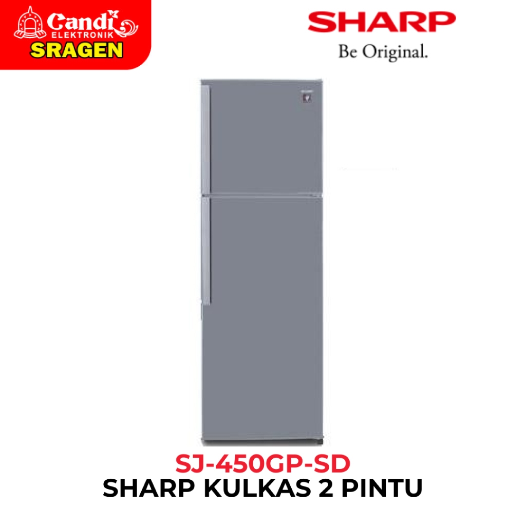 Jual SHARP Kulkas 2 Pintu with Plasmacluster Ion 352 Liter - SJ-450GP ...