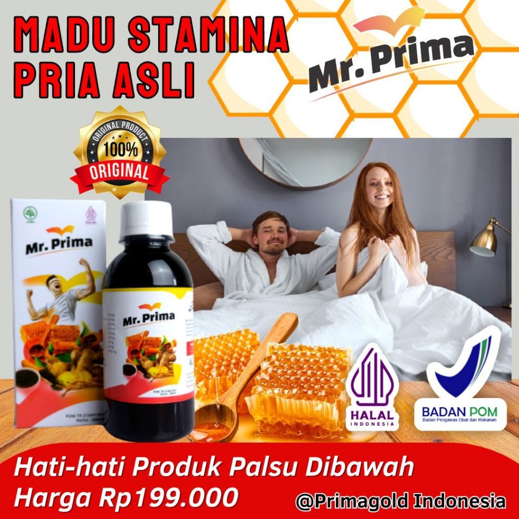 Jual Mr Prima Madu Berkhasiat menambah stamina pria, madu kuat tahan ...