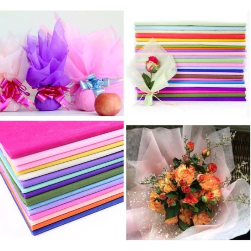 Jual Kertas Tisu Buket Bunga / Tissue Cotton Paper Flower / kertas ...