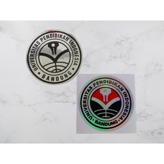 Jual Stiker / Stiker Bulat Silver Logo UPI | Shopee Indonesia