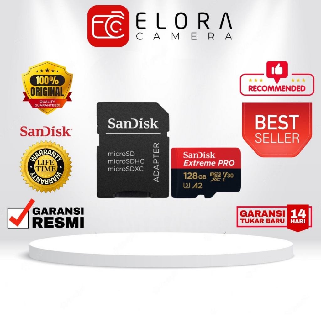 Jual Micro SD 128GB Sandisk Extreme Pro MicroSDXC UHS-I Card up to ...