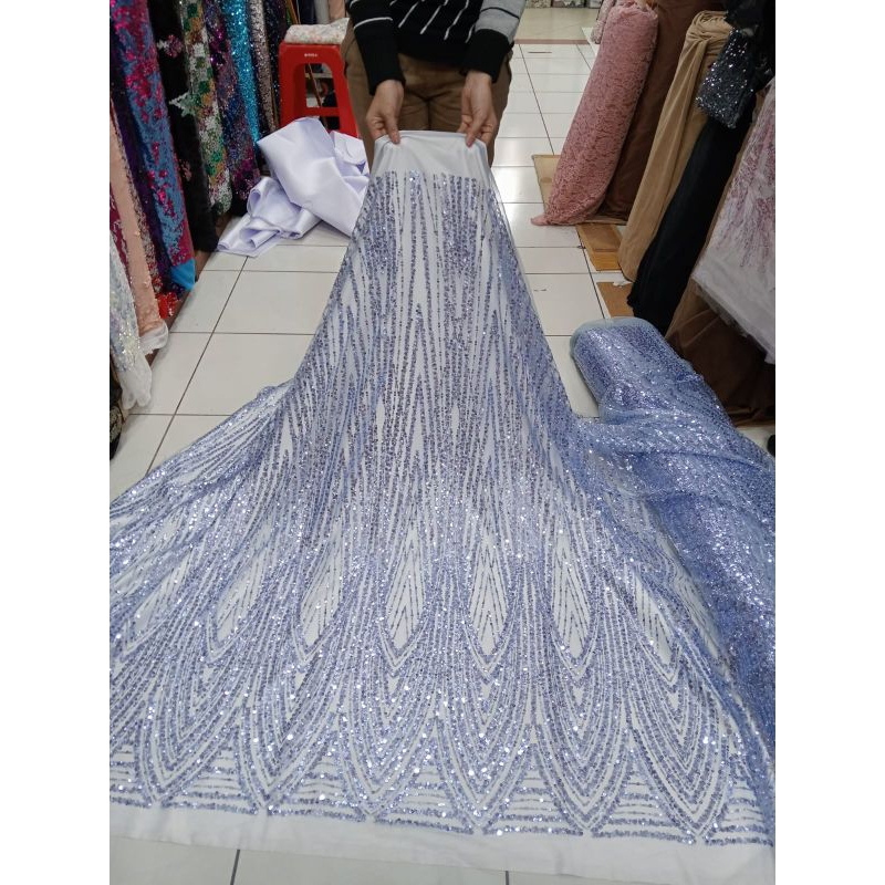Jual BAHAN KAIN TILE FULL PAYET PREMIUM | Shopee Indonesia