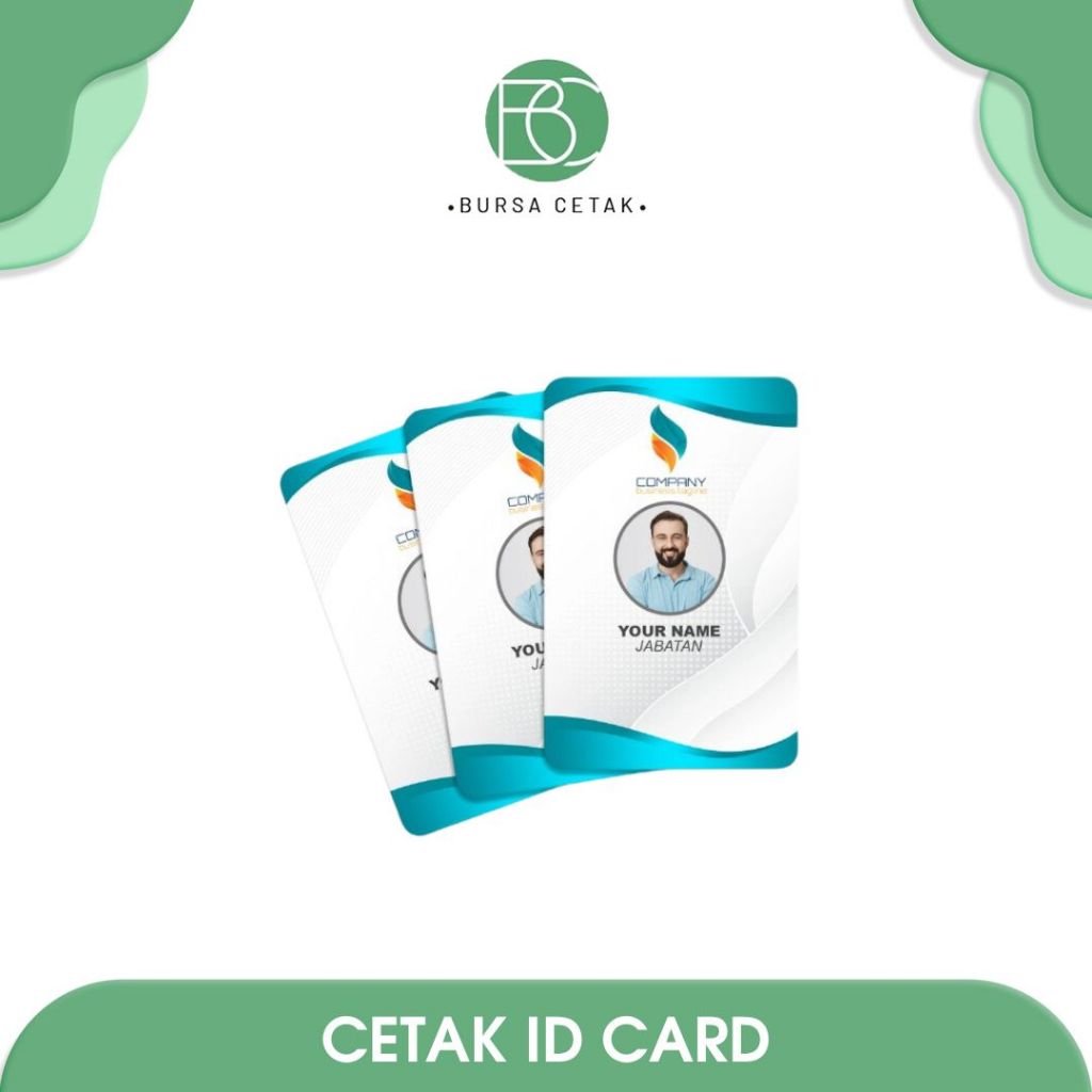 Jual BURSA CETAK - Cetak Kartu ID Card Custom 1 Muka / Print Kartu ...
