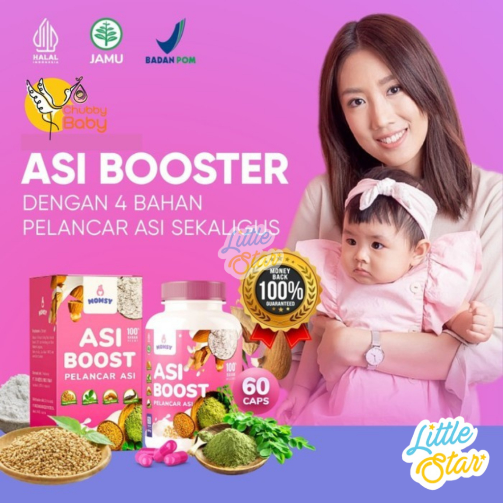 Jual Momsy 60 Capsule Pelancar Asi Booster Ibu Hamil Menyusui Kapsul ...