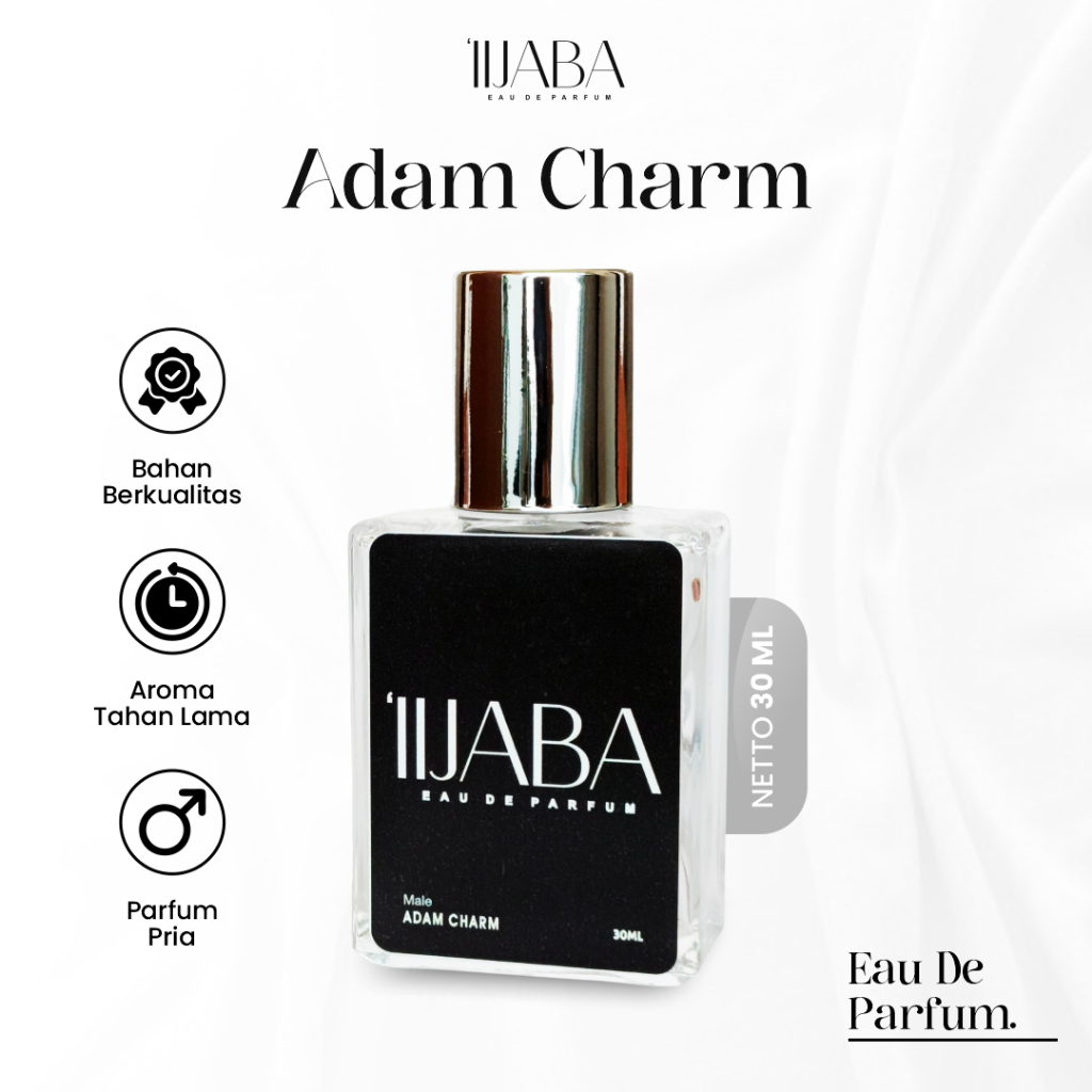 Jual Parfum Adam Charm 30ml Eau De Parfume EDP Minyak Wangi Iijaba ...