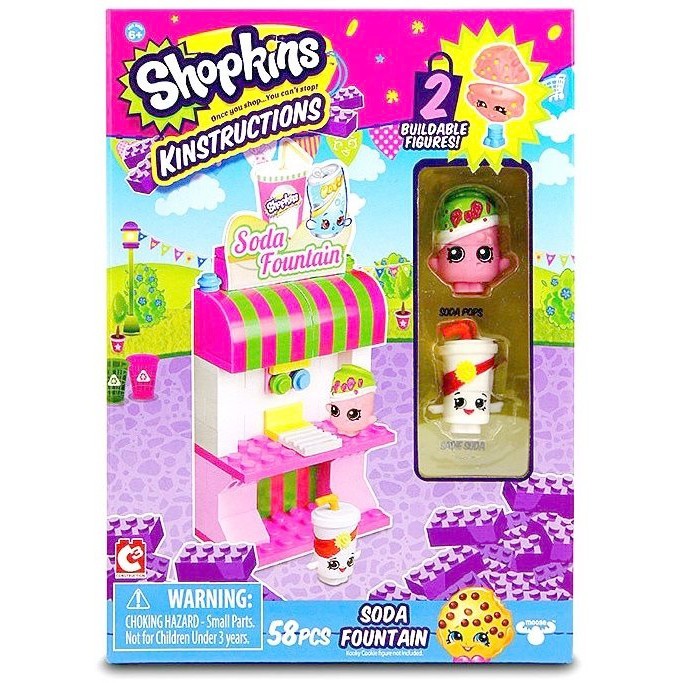 Jual Shopkins Kinstructions Soda Fountain - compatible with Lego ...
