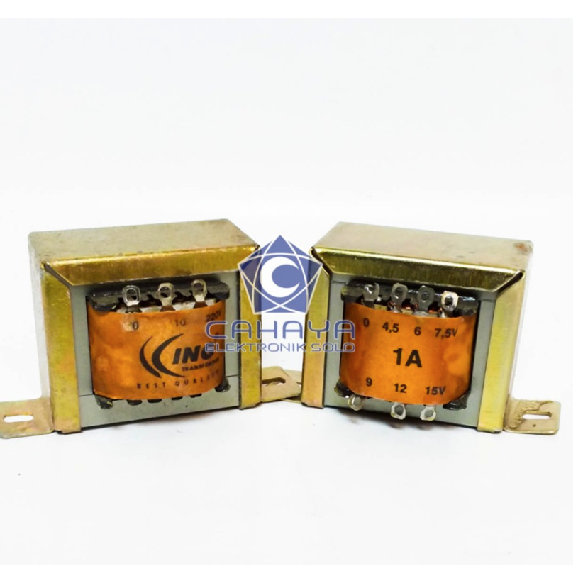Jual Trafo 1A King 12V CT dan 0-15V Non CT Output Murni Ampere Power ...