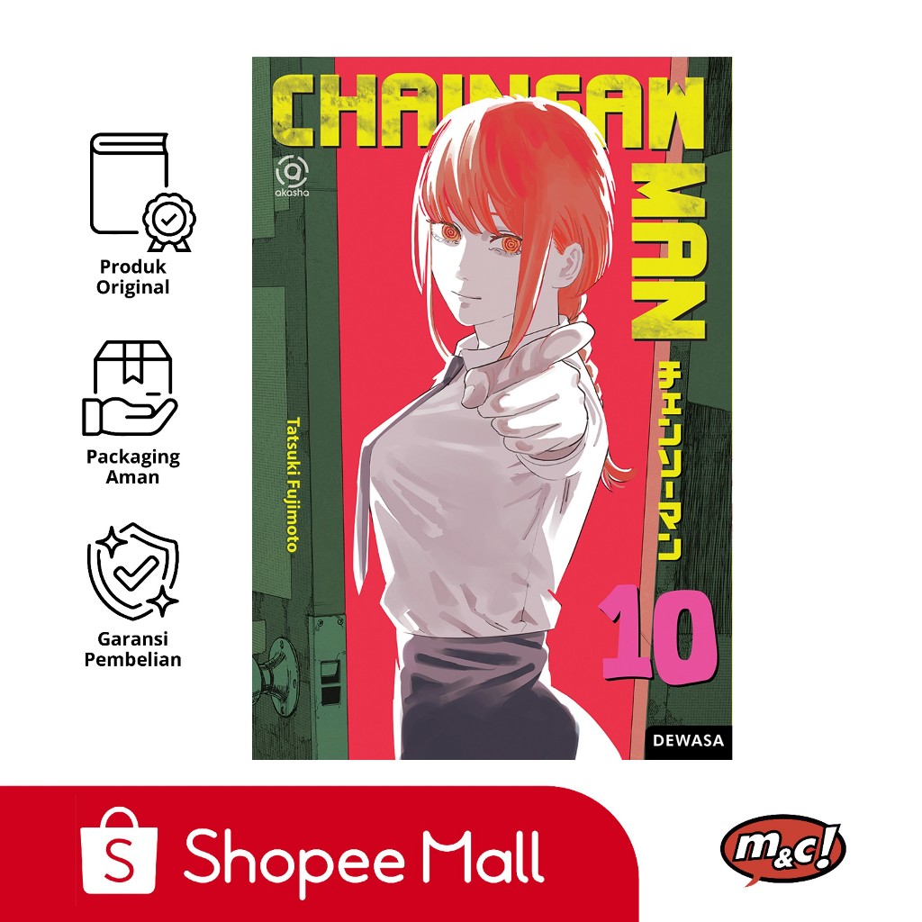 Jual M&C - Akasha : Chainsaw Man 10 (Tatsuki Fujimoto) | Shopee Indonesia