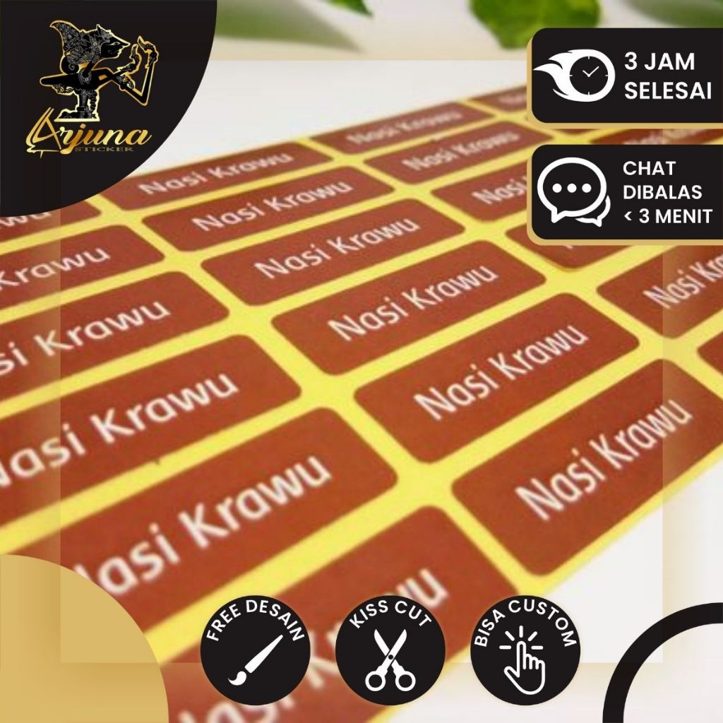 Jual SPC 1 1-7 Cetak Stiker Logo Olshop Custom Sticker Custom Stiker ...
