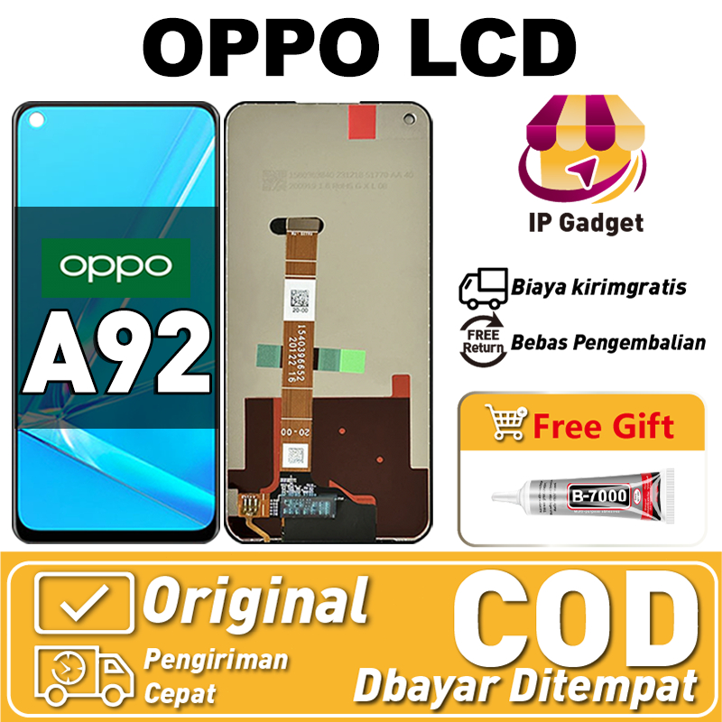 Jual Original Lcd OPPO A92 fullset ori asli Layar hp touchscreen Sentuh ...