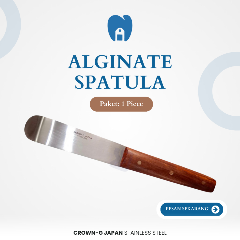 Jual Dental spatula gips kayu / spatula alginate elastomer alginat ...