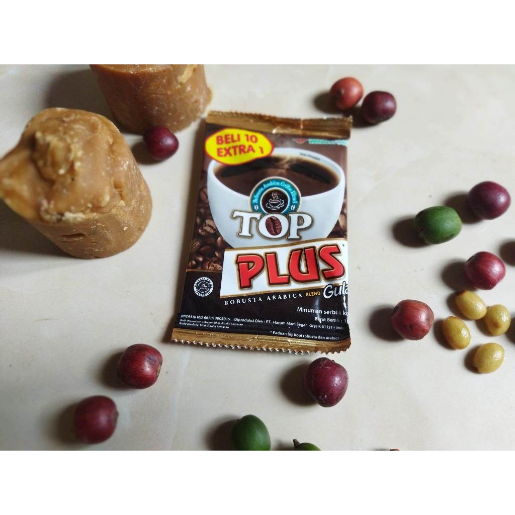 Jual Top Coffe Plus Gula 1 Renceng (isi 10 pcs) | Shopee Indonesia
