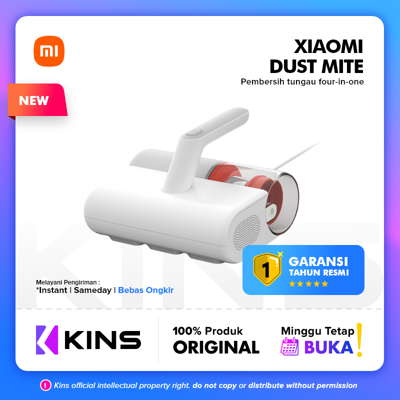 Jual Xiaomi Dust Mite Vacuum Cleaner | Daya Isap Cyclone 12.000 Pa ...