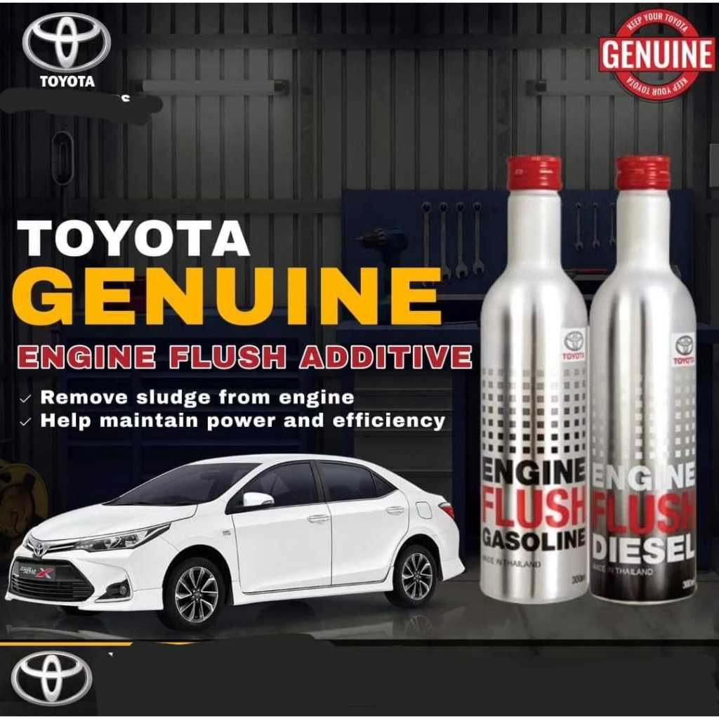 Jual Engine Flush Additive Toyota Bensin Gasoline Diesel 300ml made in ...
