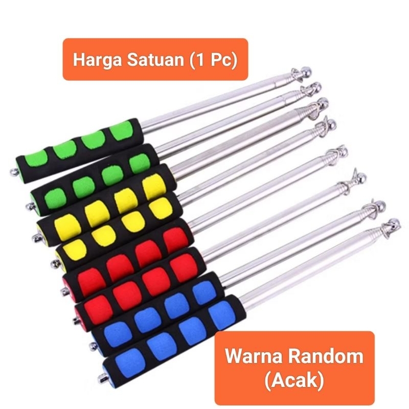 Jual Tongkat Bendera Tour Leader Teleskopik / Tiang Bendera Telescopic ...