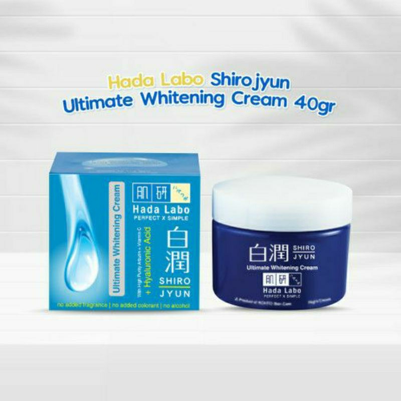 Jual Hada labo shirojyun ultimate whitening cream | Shopee Indonesia