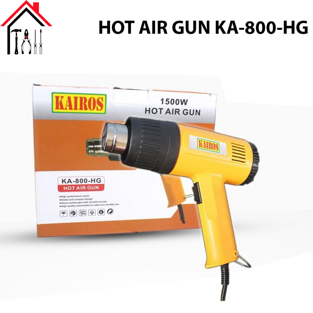 Jual MYTOOLS KAIROS Heat Gun KA-800-HG / Alat Pemanas Pistol Pemanas ...