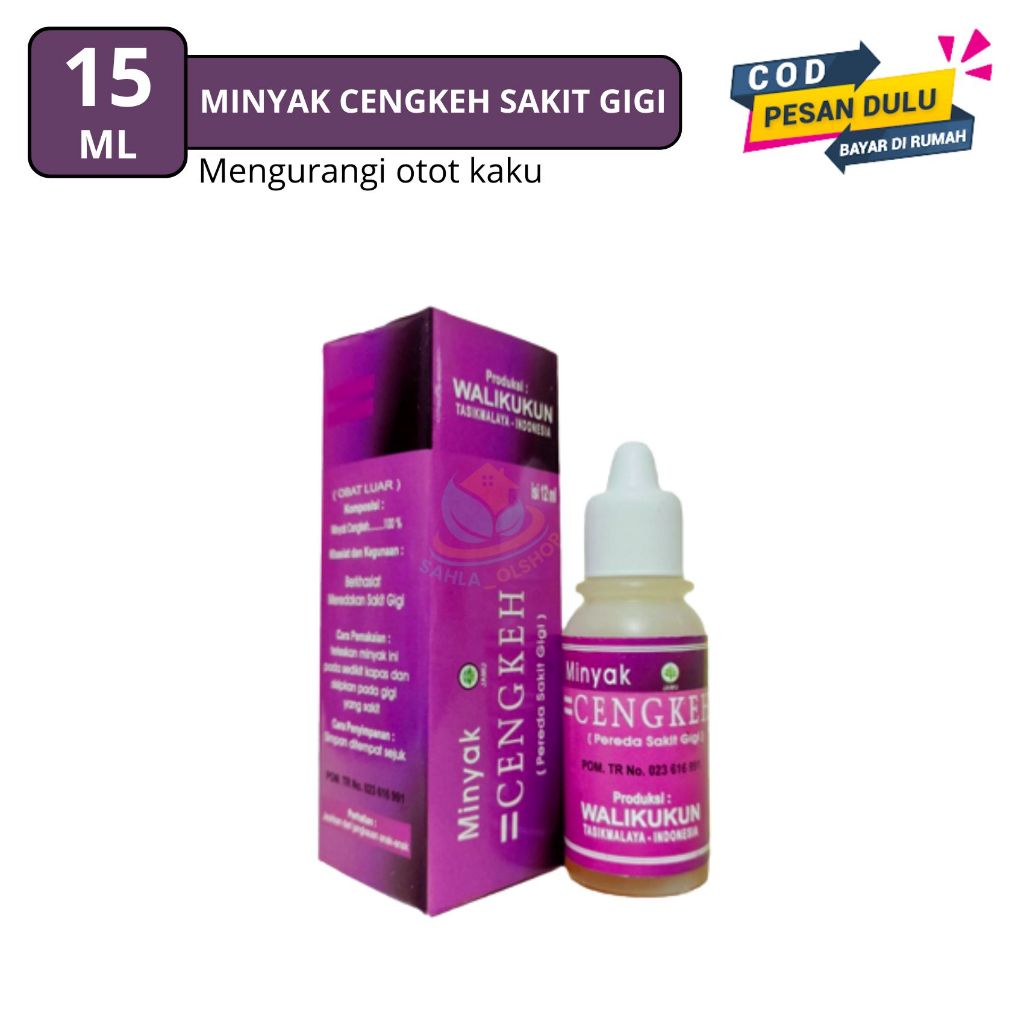 Jual MINYAK CENGKEH WALIKUKUN / OBAT SAKIT GIGI / WALIKUKUN 12 ML SAKIT ...