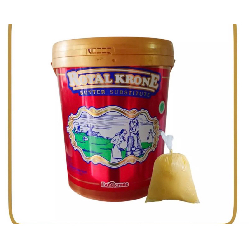 Jual Butter Royal Krone Repack 1 Kg / Mentega Royal krone Repack 500 Gram | Shopee Indonesia