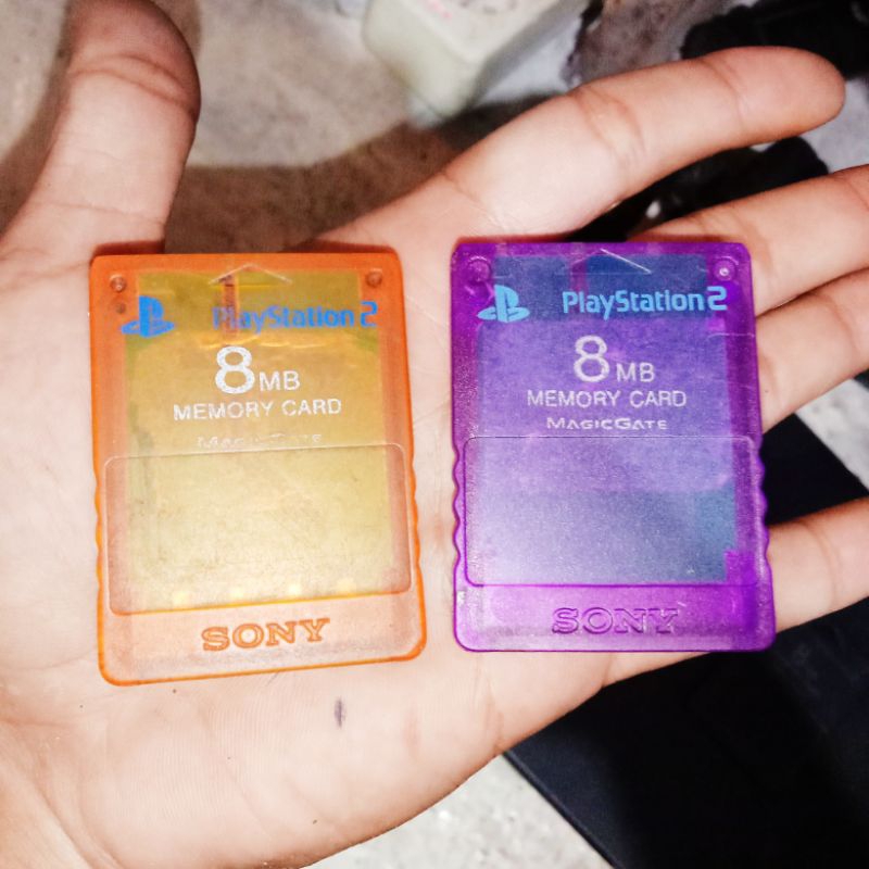 Jual memory card ps2 save game mcboot free mcboot original kesing warna lampu | Mc ps2 warna ...