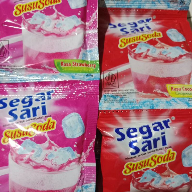 Jual [20 gram x 10] segar sari susu soda | Shopee Indonesia