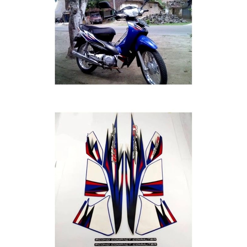 Jual Sticker Striping supra fif new.lis standar les motor supra fit new ...