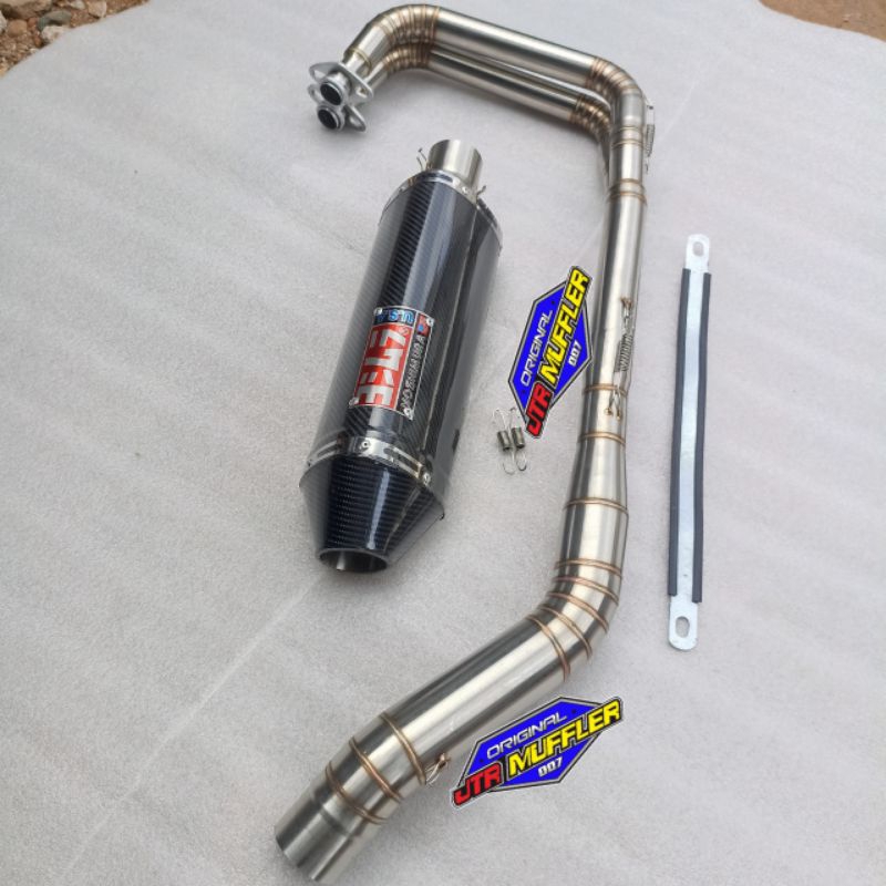 Jual Knalpot Yoshimura Usa leher full stainless Ninja 250 karbu Ninja ...