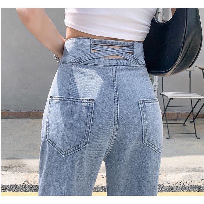 Jual Maweth Celana Panjang Highwaist Kulot Jeans Wanita J23 Double ...