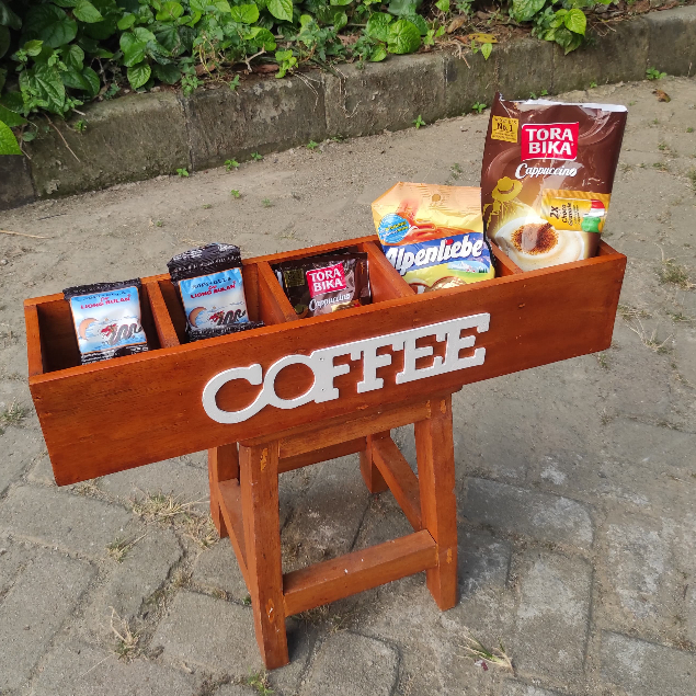 Jual Rak Kopi Sachet Jumbo Rak Coffee Minimalis Dekorasi Rumah 5 Kotak ...