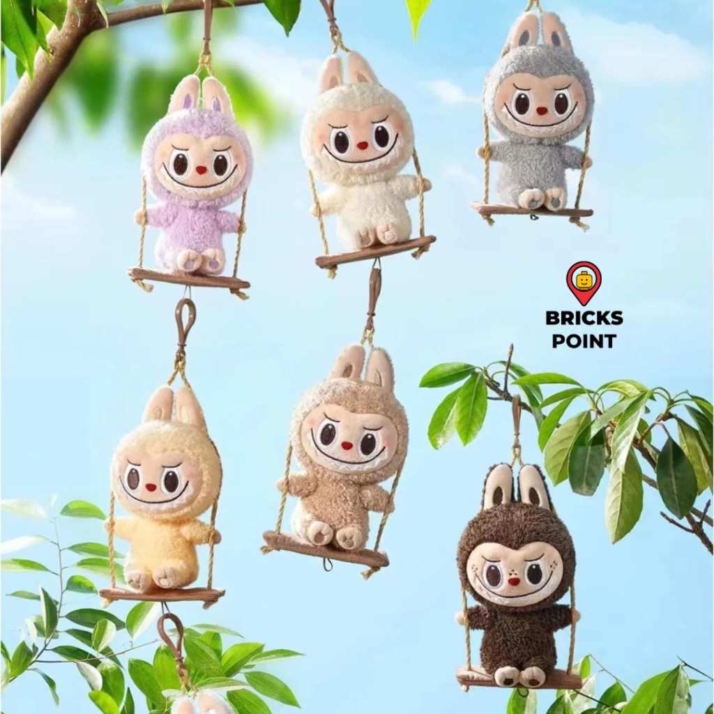 Jual POP MART POP LAND ORIGINAL LABUBU TIMBER WORKSHOP PLAYING SWING ...
