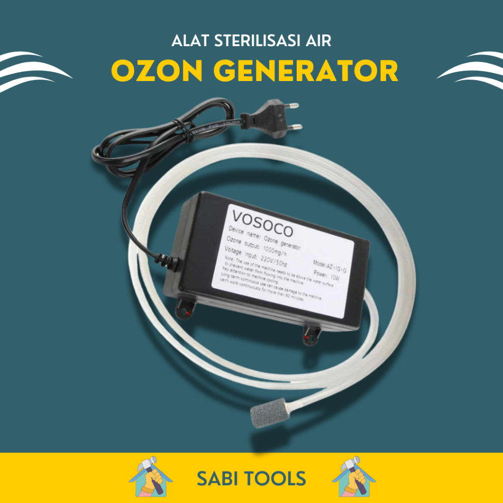 Jual Alat Pembuat Ozon Sterilisasi Air Ozone Generator Water Air Purifier Sterilizer 1000mg/h ...