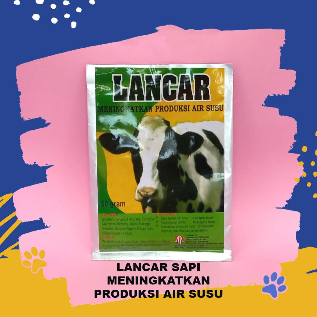 Jual LANCAR SAPI 50 GRAM MULTIVITAMIN MENINGKATKAN PRODUKSI AIR SUSU ...