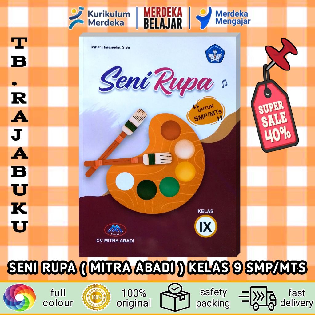 Jual BUKU SISWA SENI RUPA ( MITRA ABADI ) KELAS 9 SMP/MTS KURIKULUM MERDEKA | Shopee Indonesia