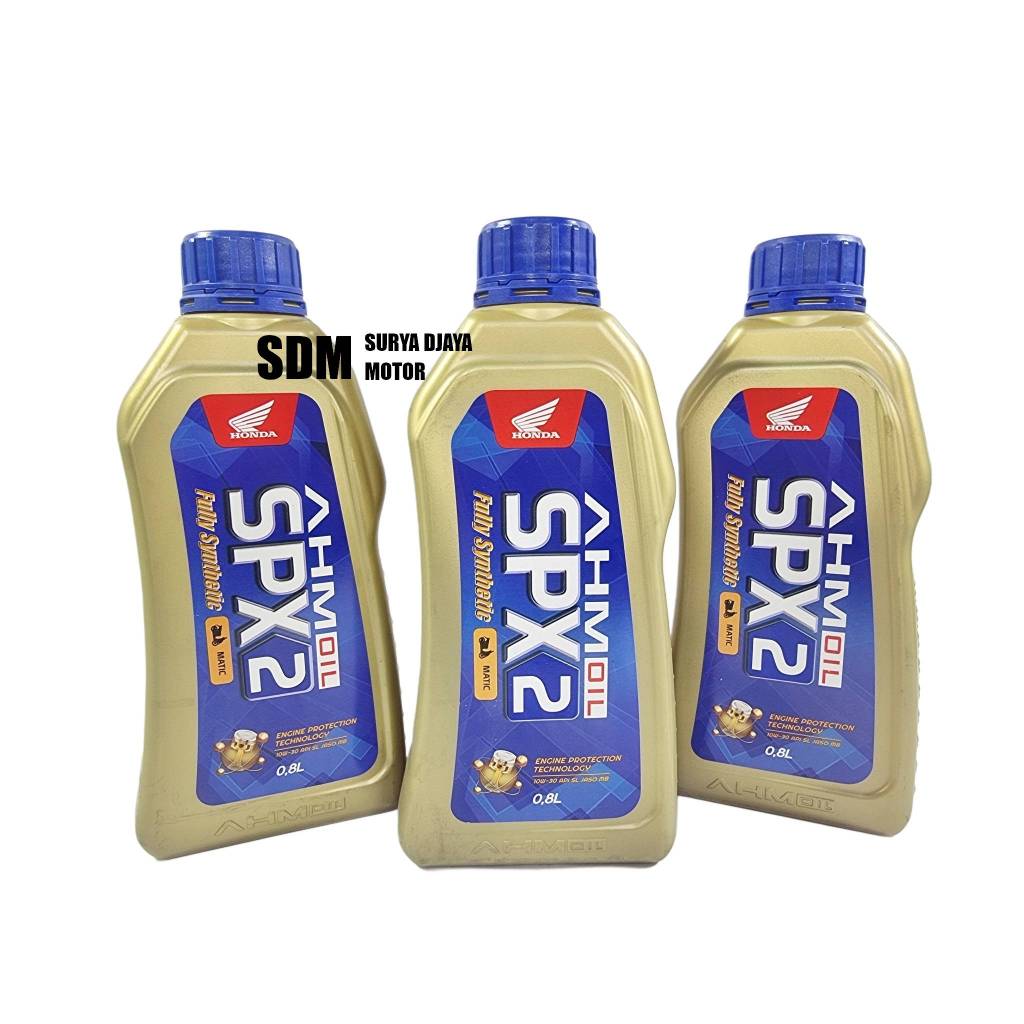 Jual Oli Motor Matic AHM Oil SPX 2 0.8L ORIGINAL | Shopee Indonesia