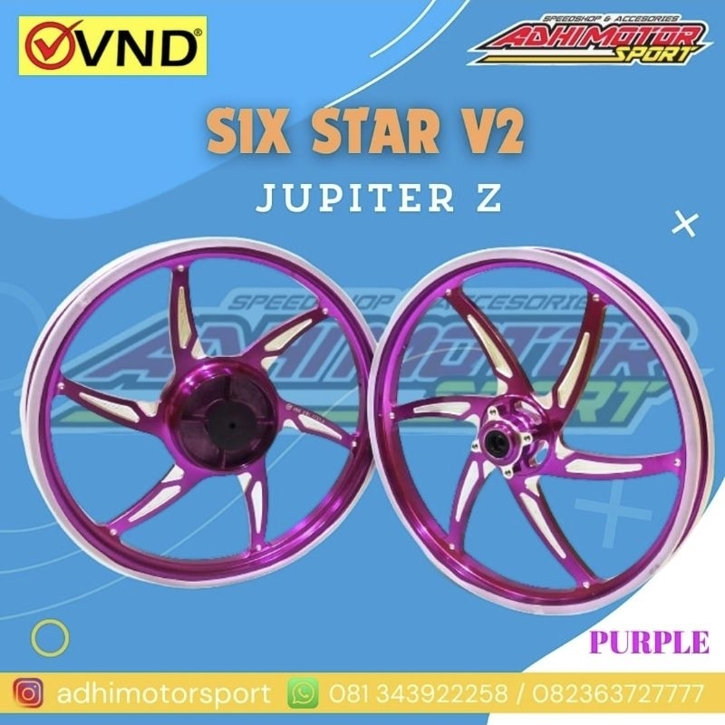 Jual VELG VND SIXSTAR V2 JUPITER Z | Shopee Indonesia