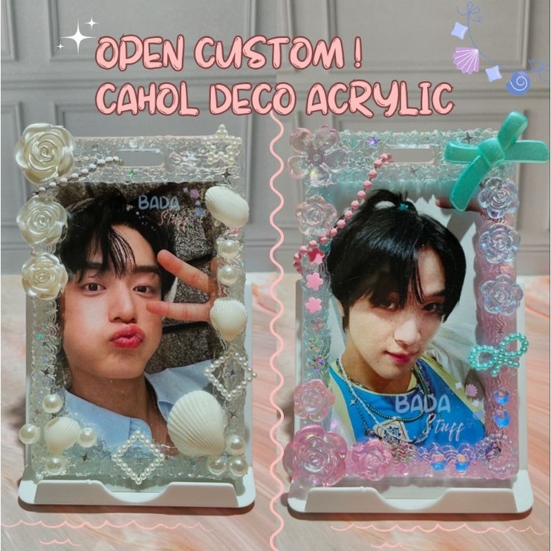 Jual [READY STOK] PHOTOCARD HOLDER / CARD HOLDER / CAHOL ACRYLIC DECO ...