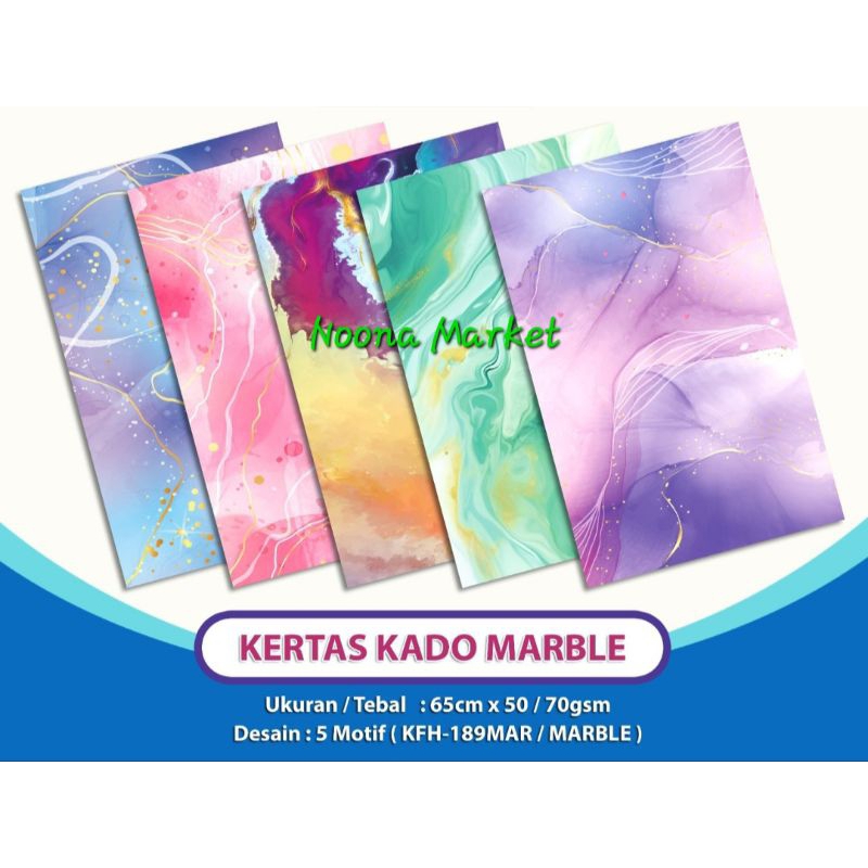 Jual Kertas Kado Marble / 5 Lembar / Kertas Kado HVS | Shopee Indonesia
