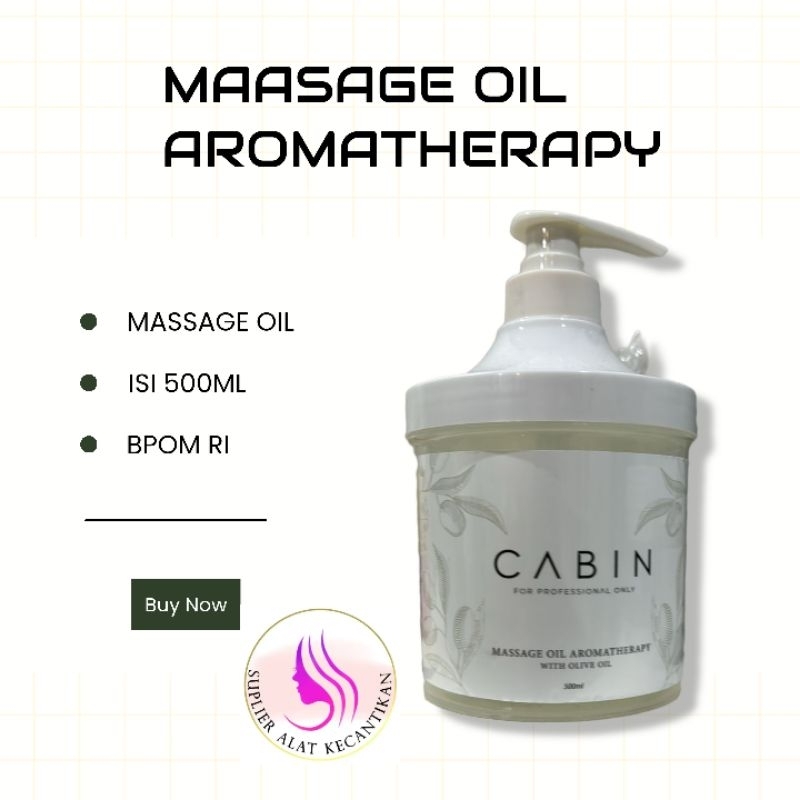 Jual Cabin Massage Oil Aromatherapy With Olive Oil | Minyak Pijat Aromaterapi | Shopee Indonesia