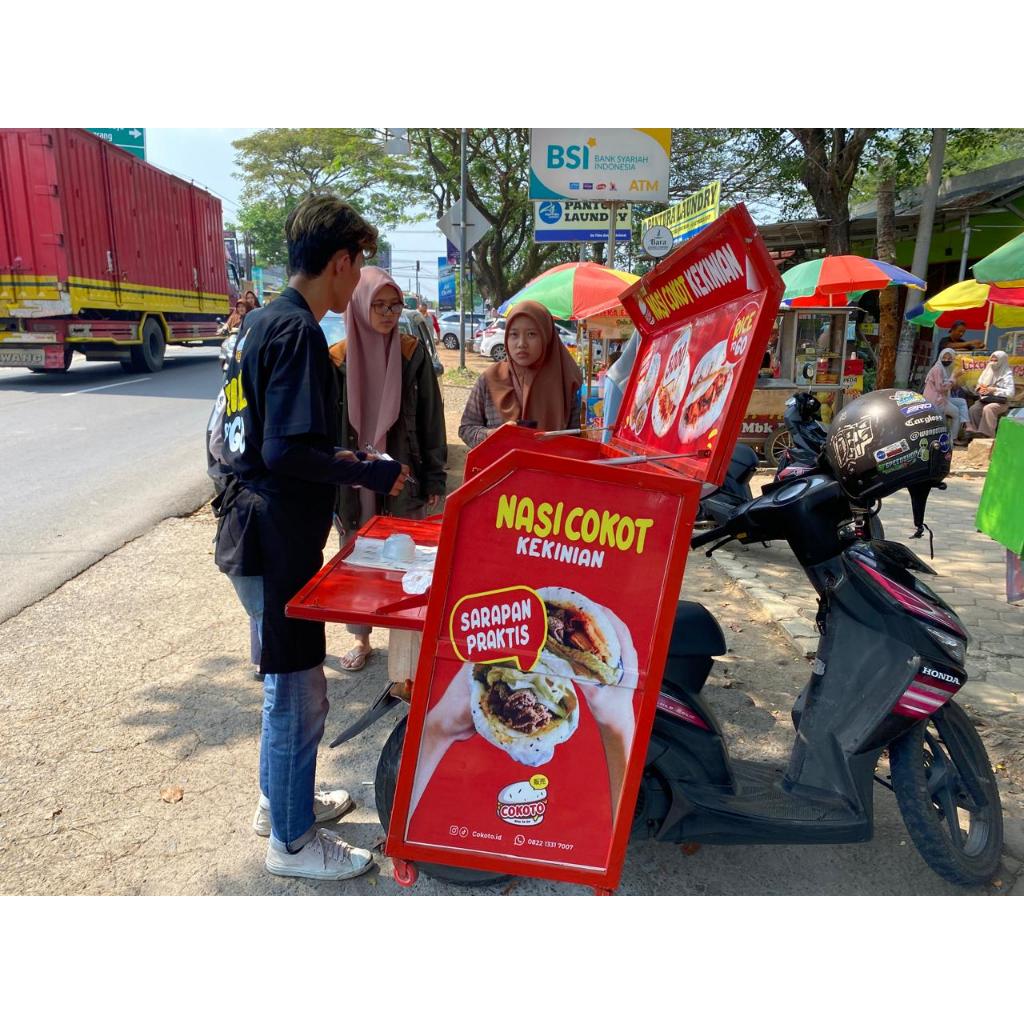 Jual Stiker biasa booth motor cokoto | es teh keliling | kopi keliling ...