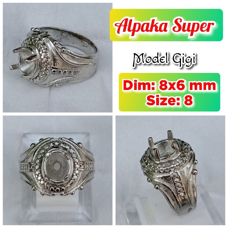 Jual Cincin Emban Alpaka super model gigi.88 | Shopee Indonesia