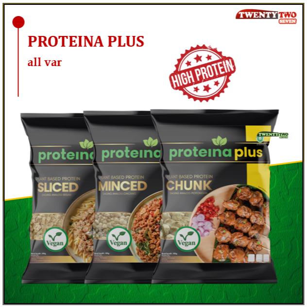 Jual Proteina Plus Proteinaplus Sliced Minced Chunk - Vegan Vegetarian ...