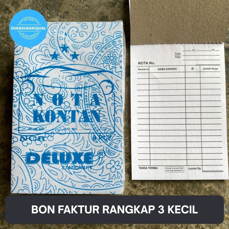 Jual Bon faktur rangkap 3 kecil | Shopee Indonesia