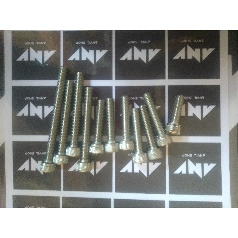 Jual BAUT LEFT SIDE COVER CVT PCX 160 KUNCI L STAINLESS STEEL ANTI ...