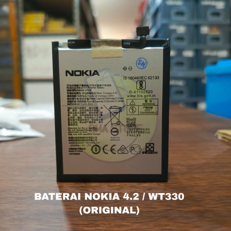 Jual BATERAI BATRE NOKIA 4.2 / WT330 ORIGINAL BATTERY | Shopee Indonesia
