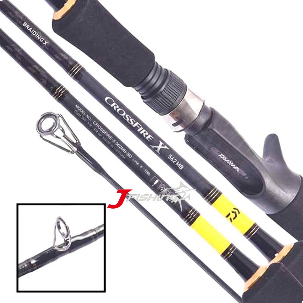 Jual Joran DAIWA CROSSFIRE-X 18 | Spinning | BC | Pilih Ukuran | Shopee Indonesia