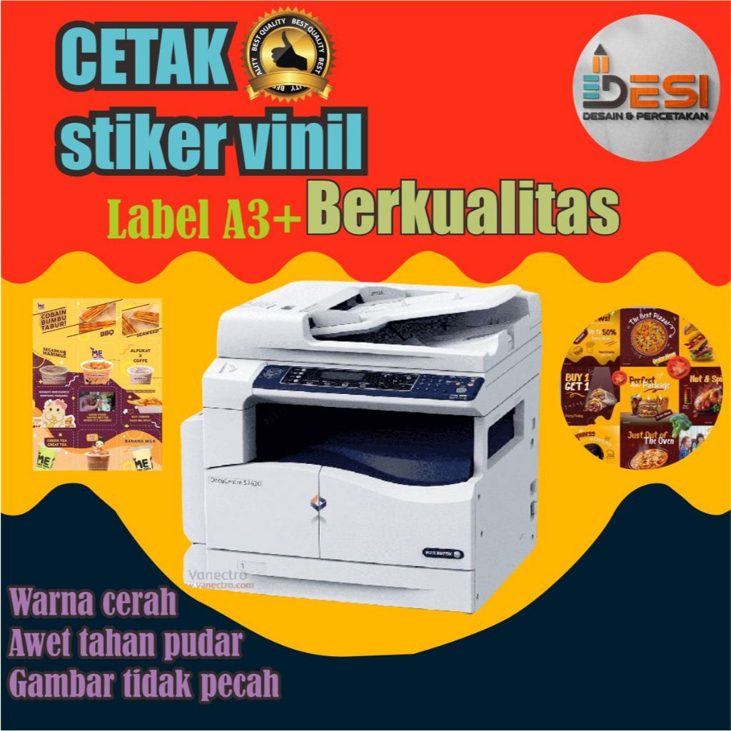 Jual CETAK STIKER VINIL CUT A3 MURAH / CETAK STIKER LABEL KEMASAN ... Jual CETAK STIKER VINIL CUT A3 MURAH / CETAK STIKER LABEL KEMASAN ...