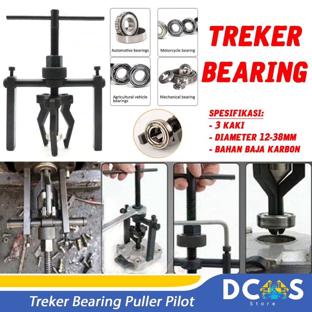 Jual Treker Bearing Puller Pilot Bearing Puller Inner Treker Riku Cabut ...