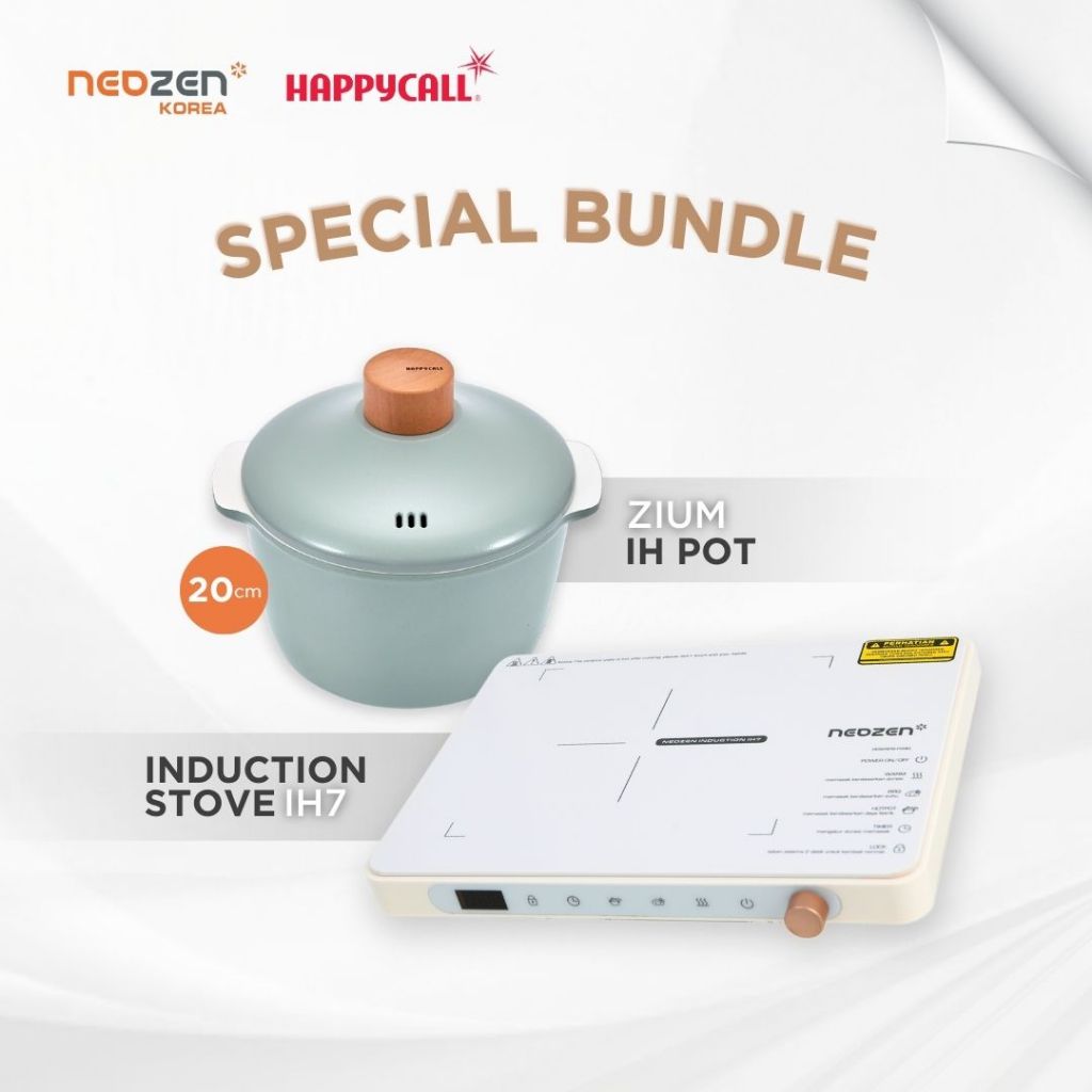 Jual Neozen Induction Stove IH7 & Happycall Zium IH Pot 20 cm | Paket ...