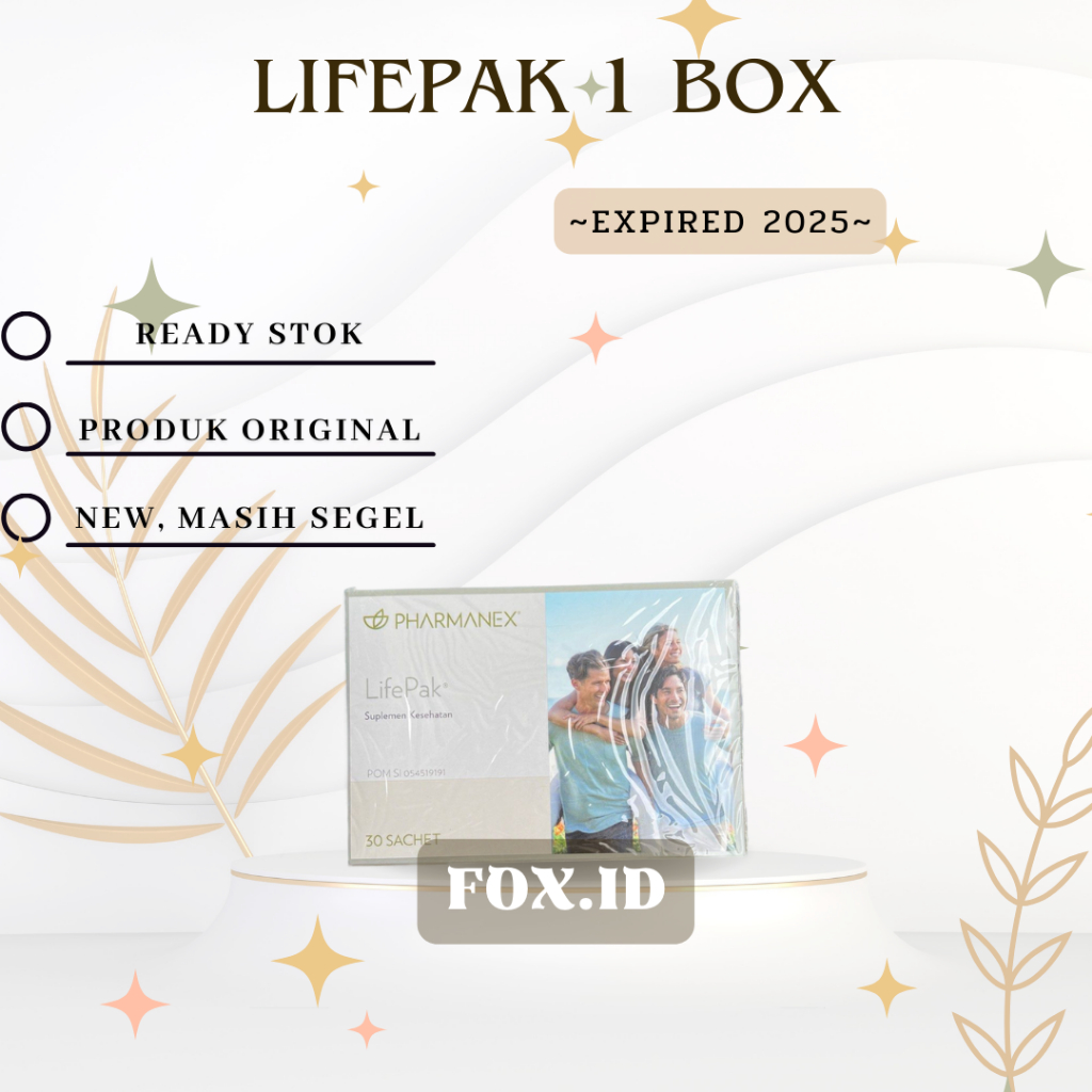 Jual Ready, life pak Suplemen Isi 30 Sachet Exp 05/2025 ORIGINAL ...